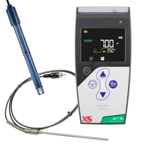 XS Instruments pH 7 Vio Taşınabilir pH Metre + pH Jel Elektrot - Labhane